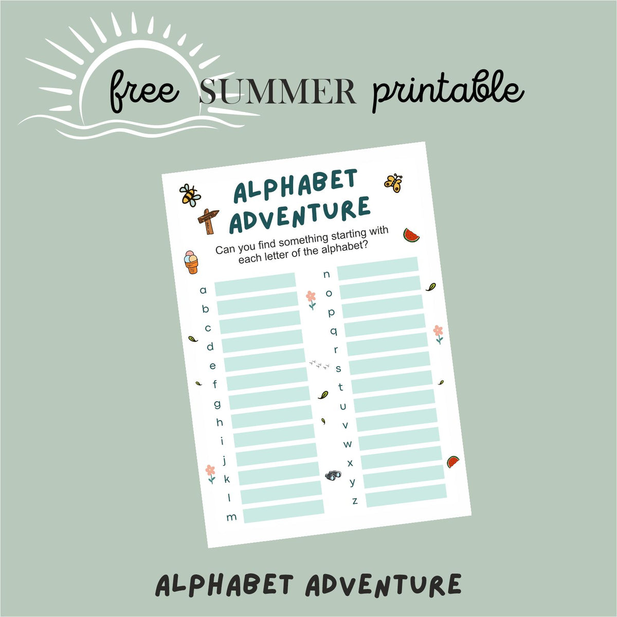 Alphabet Adventures - Free Digital Download – Porky Penguin