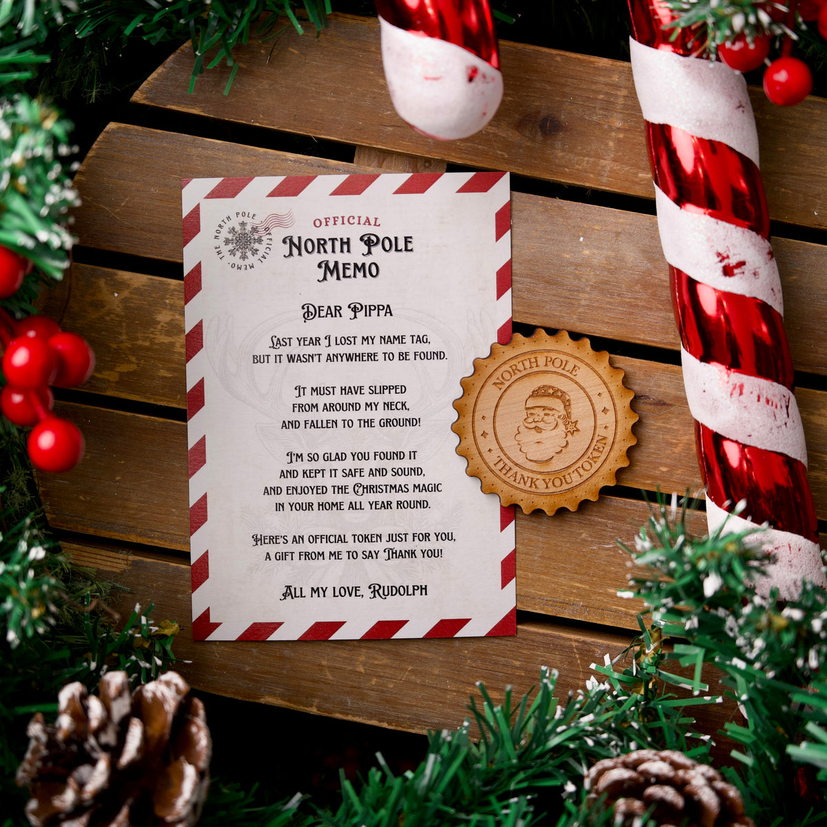 £4 follow up token for Rudolph Tag – Porky Penguin
