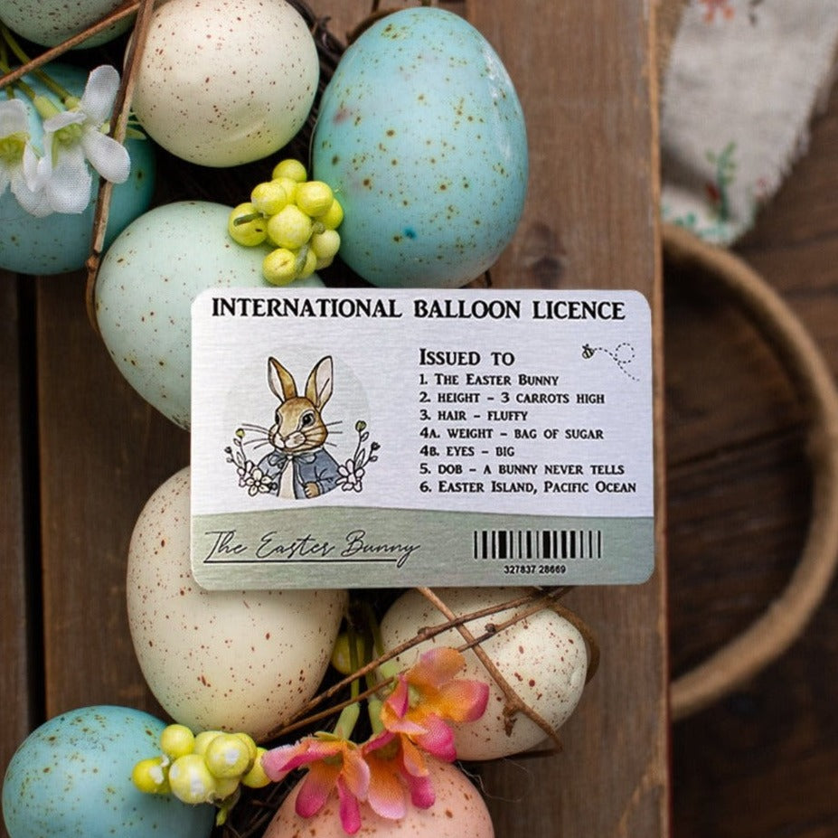 Aluminium Easter Bunny Hot Air Balloon Licence – Porky Penguin