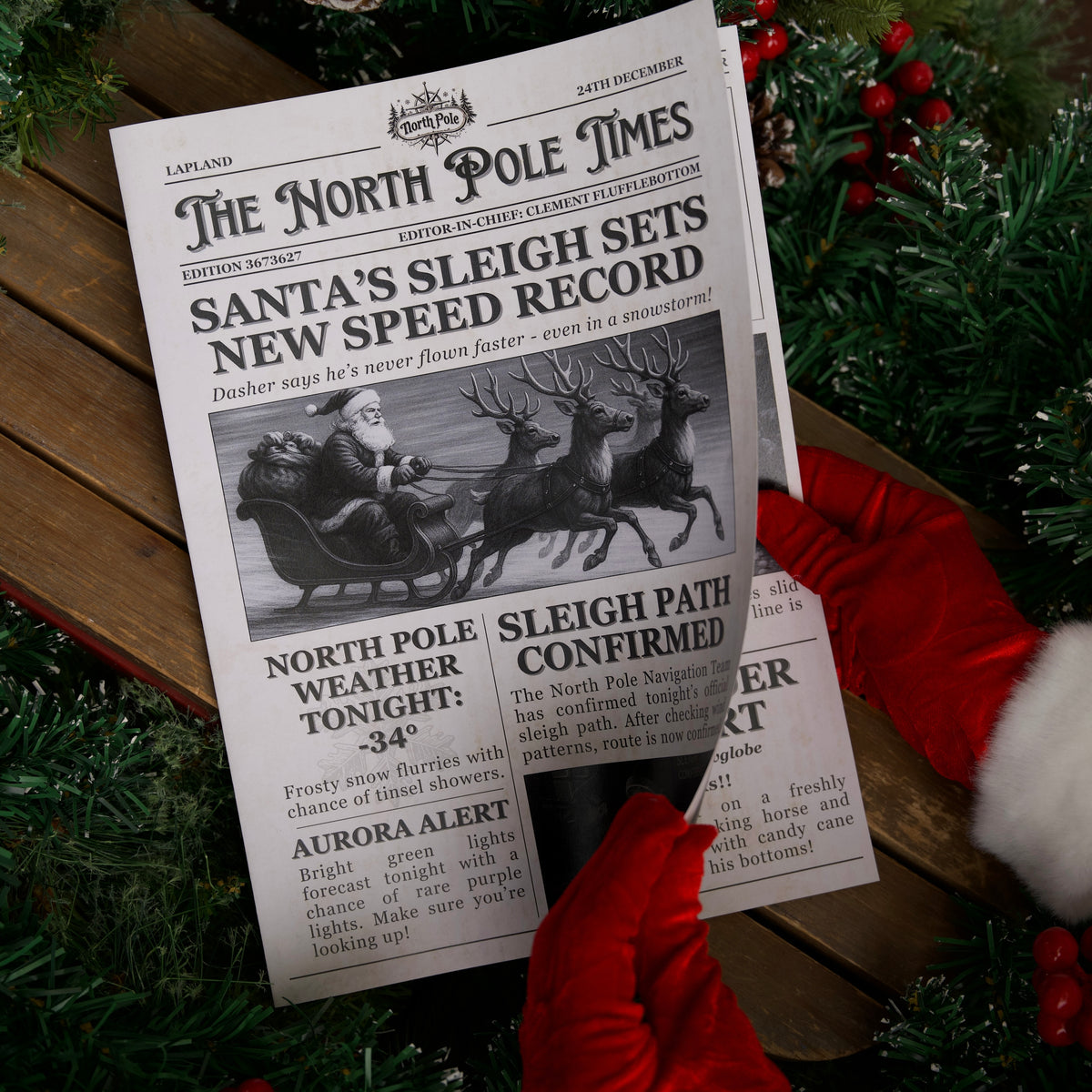 The North Pole Times – Porky Penguin
