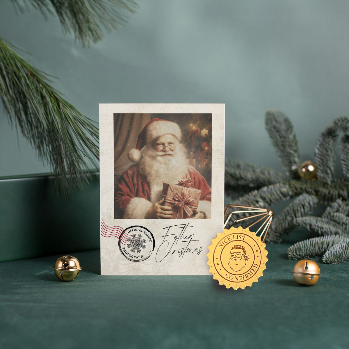 Golden Nice List Coin & Official Signed Photograph – Porky Penguin