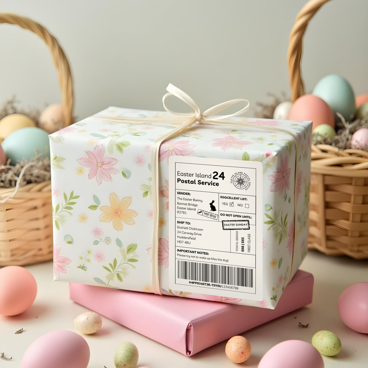 Easter Island Official Delivery Sticker – Porky Penguin