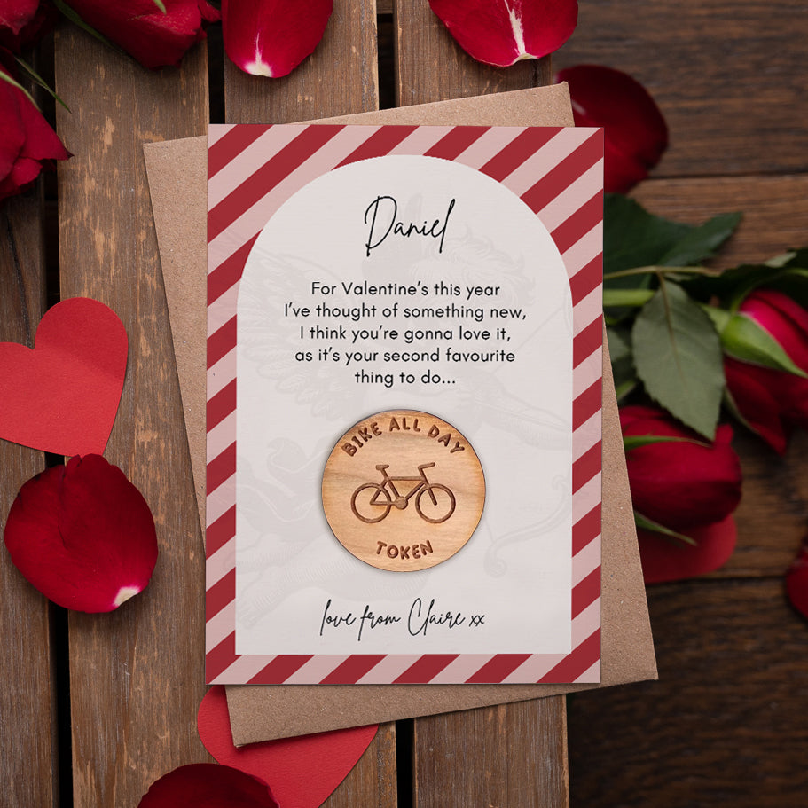 Valentine's Bike All Day Token – Porky Penguin