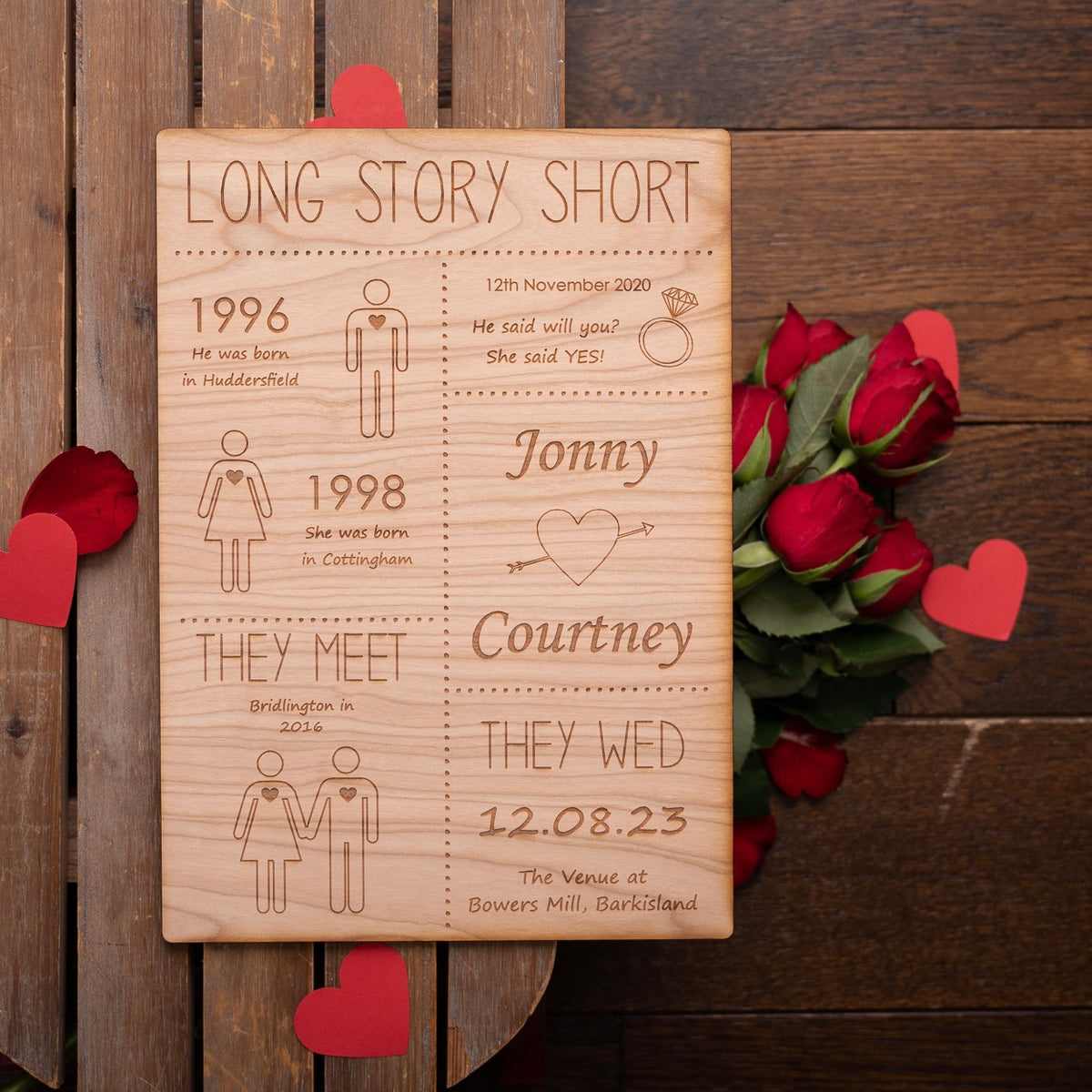 Long Story Short Wooden Sign – Porky Penguin